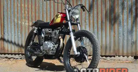 Modifikasi Honda CB125 1975, Street Tracker Buat Harian