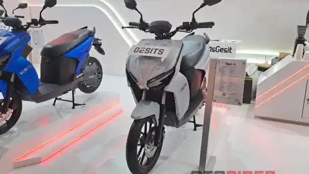 Motor Listrik Gesit Raya Hadir di IIMS 2023, Pakai Setang Telanjang