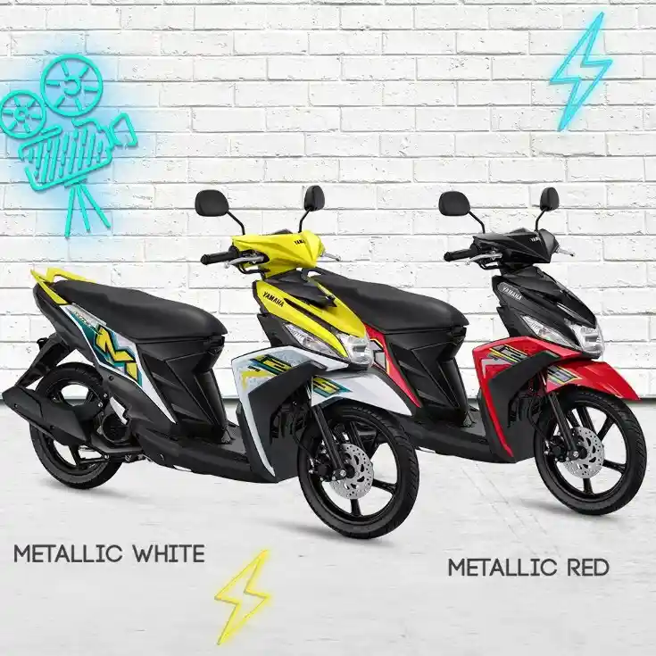 Simple dan Modern, Yamaha Mio M3 Tampil dengan 4 Warna Baru