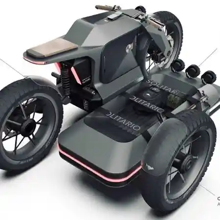 Konsep Motor Listrik Beroda Tiga BMW Motorrad Terungkap