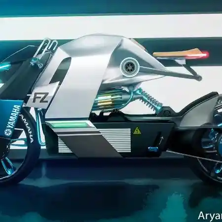 Muncul Desain Konsep Imajinasi Motor Listrik Yamaha FZ