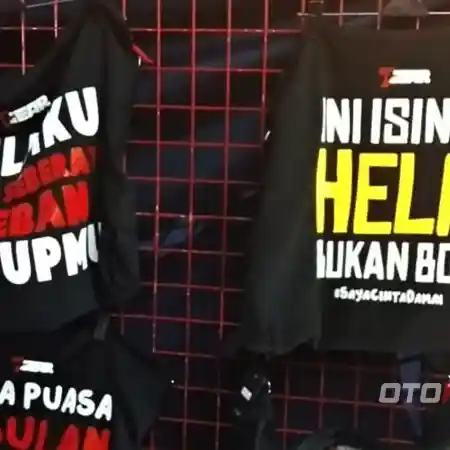 Tas Helm Unik 7Gear Beragam Kata-Kata Menarik, Harganya Sangat Terjangkau