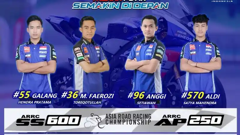 Yamaha Umumkan Empat Pembalap yang Bertanding di ARRC 2022
