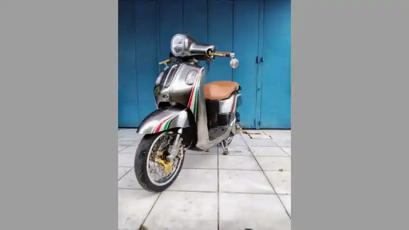 Inspirasi Modifikasi Yamaha Fazzio Hybrid Bergaya Eropa